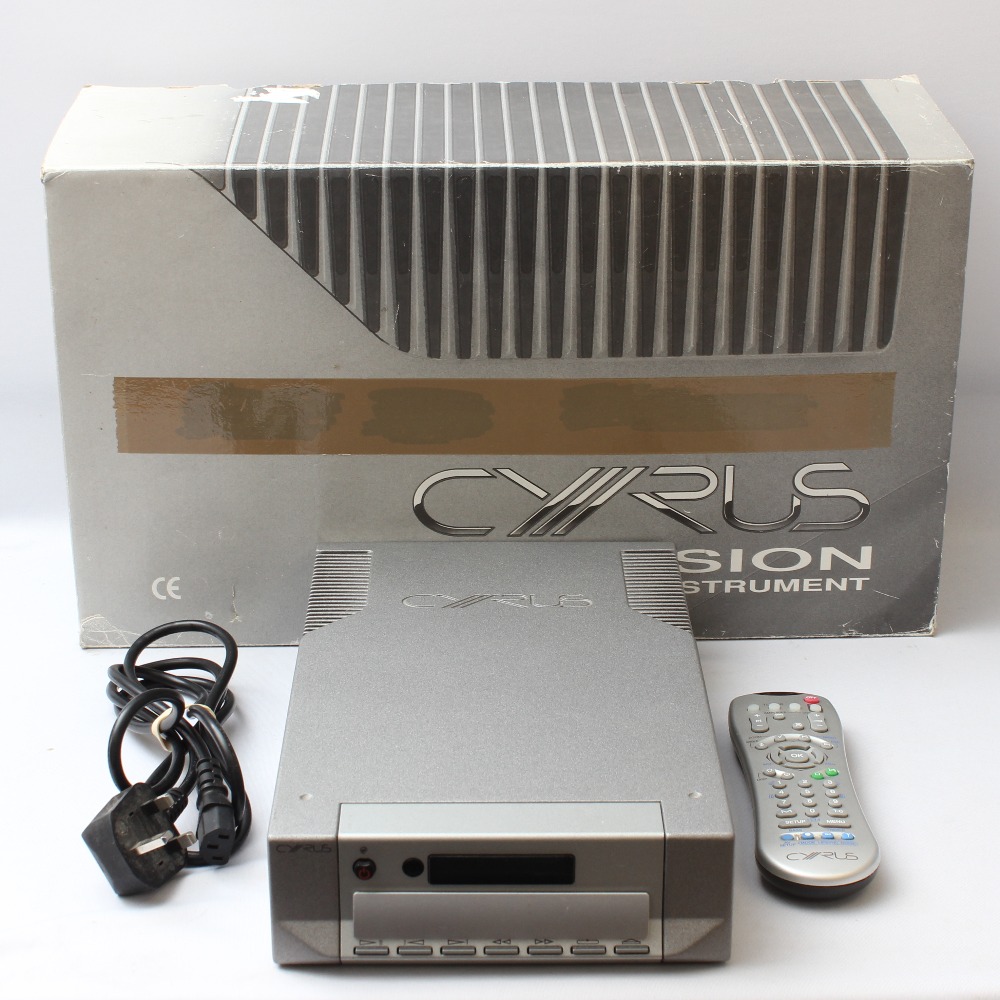 Pre-owned Cyrus CD8X CD Player HiFi Unit with Remote - Silver Boxed (U ...